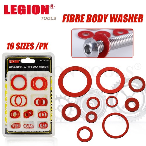 Fibre Washer Set Assorted Fibre Seals various sizes Sealing Washers | eBay