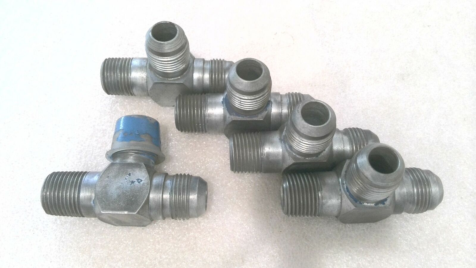 2605-10-10-08 HYDRAULIC TEE FITTING MJ-MP-MJ TEE 5/8" ( LOT OF 5 ) | eBay