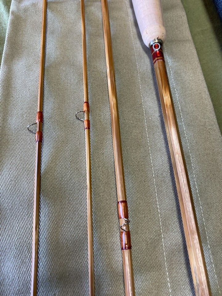 Leonard Catskill Taper Bamboo Fly Rod 8 ' 3 piece 2 tips 2 / 3 wt | eBay