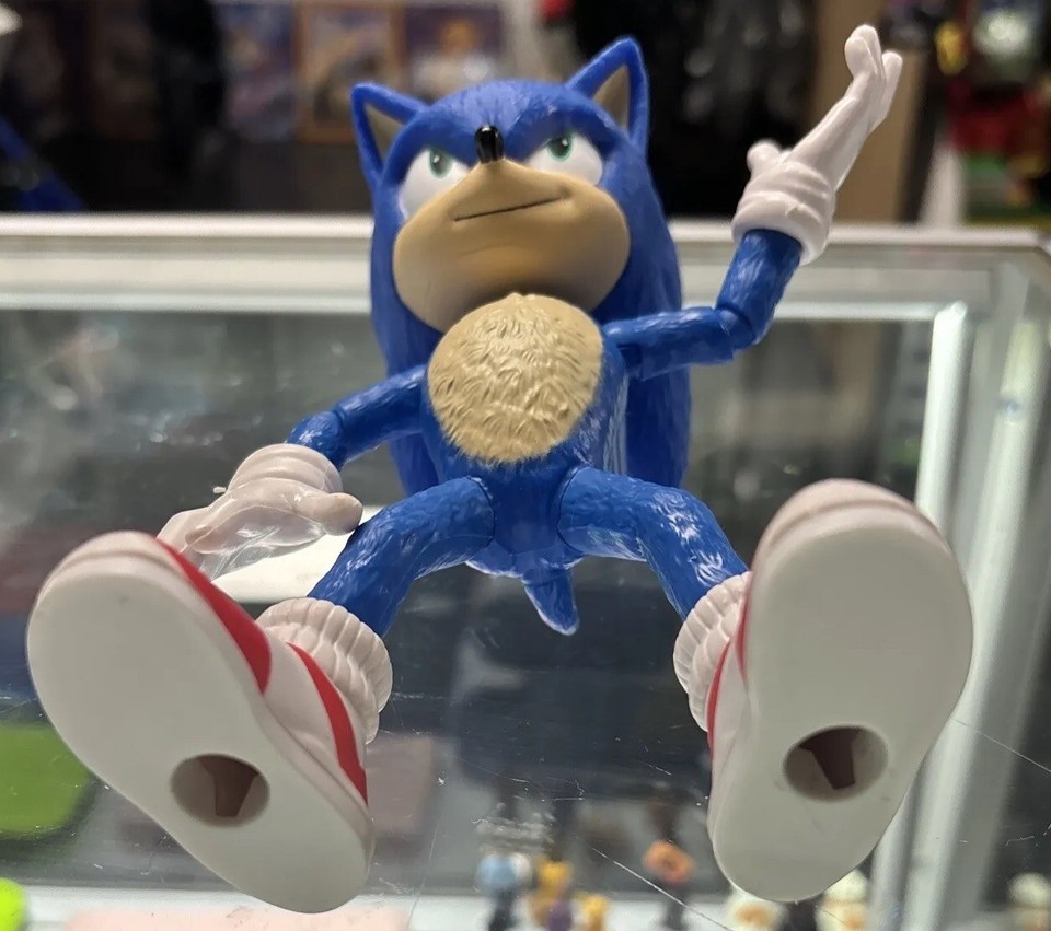 Sonic The Hedgehog Figure ONLY Jointed Articulated SEGA Toy For RC ...