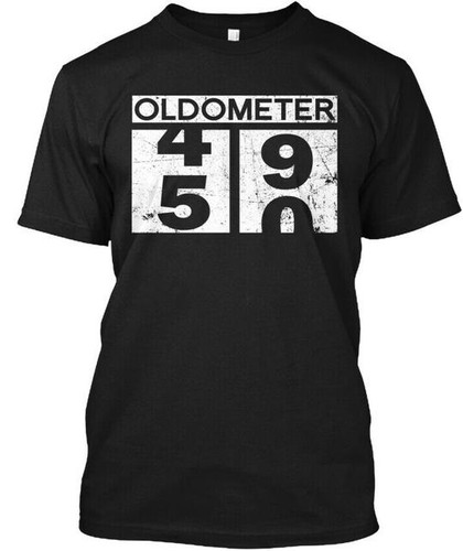Oldometer 50th Birthday Gift Funny - 49 T-Shirt Made in the USA Size S ...
