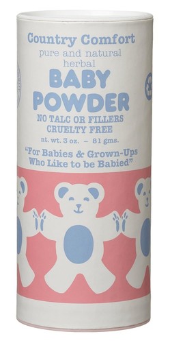 Country Comfort Pure & Natural Herbal Baby Powder, No Talc, 3 Oz ...