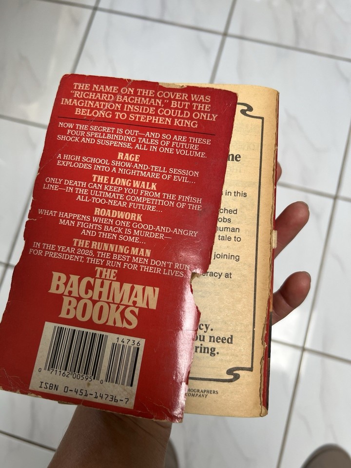 The Bachman Books Stephen King Four Early Novels 1st Signet Printing ...