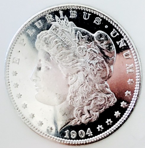 1904 O MORGAN DOLLAR! UNBELIEVABLE CAMEO DMPL GEMBU++ 30+INCH MIRRORS ...