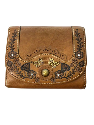 ANNA SUI Tri-fold Wallet Leather CML Women's | eBay