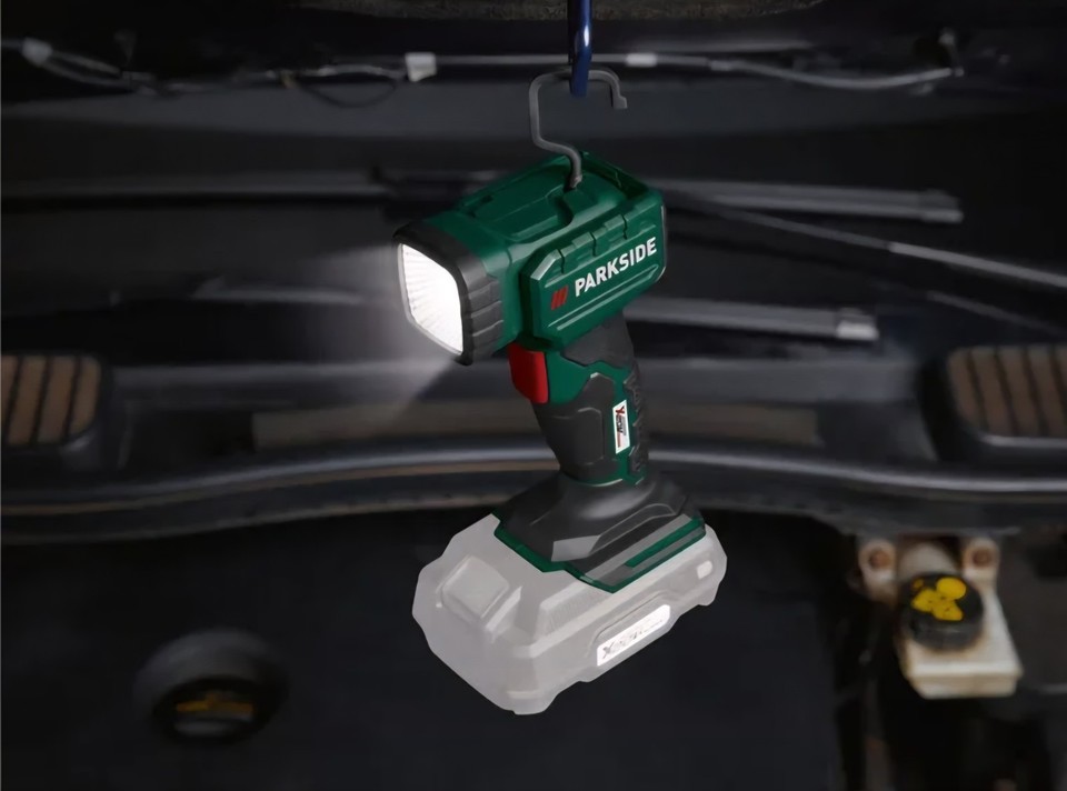 NEW | Parkside 20V Cordless LED Work Light | X 20V Team Series | Bare ...
