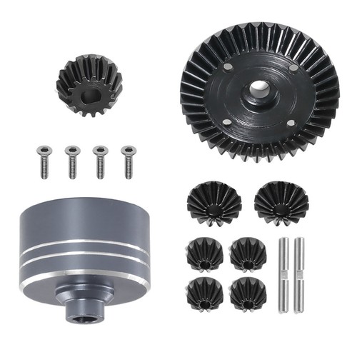 Alloy Differential Gear Set Assembly for Tamiya TT02 TT02B 1/10 RC Car ...