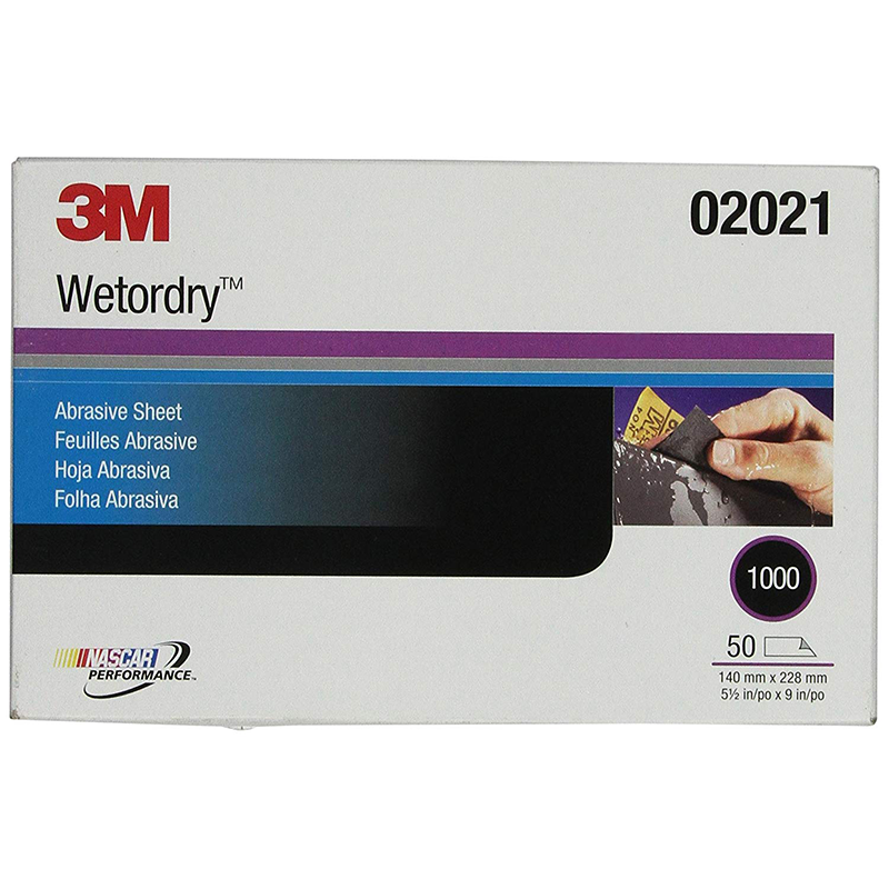3M 02021 Imperial Wetordry 5-1/2" X 9" 1000a Grit Sheet for sale online ...