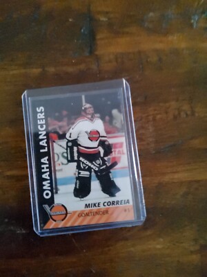 1995-96 Omaha Lancers USHL Hockey Mike Correia Card NM/M or Better | eBay