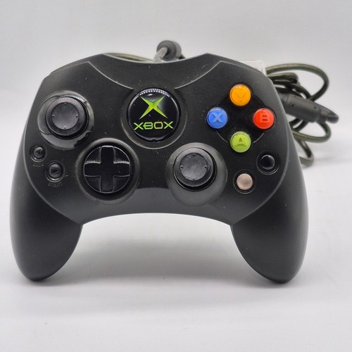 Original Microsoft Xbox S-Type OEM Black Wired Controller Untested | eBay