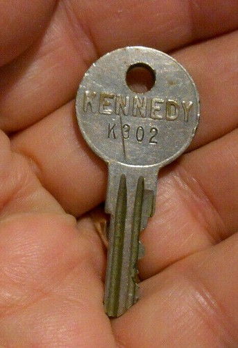 Vintage Original Old Kennedy Key # K302 k302 Hurd Lock Tool Box Toolbox ...