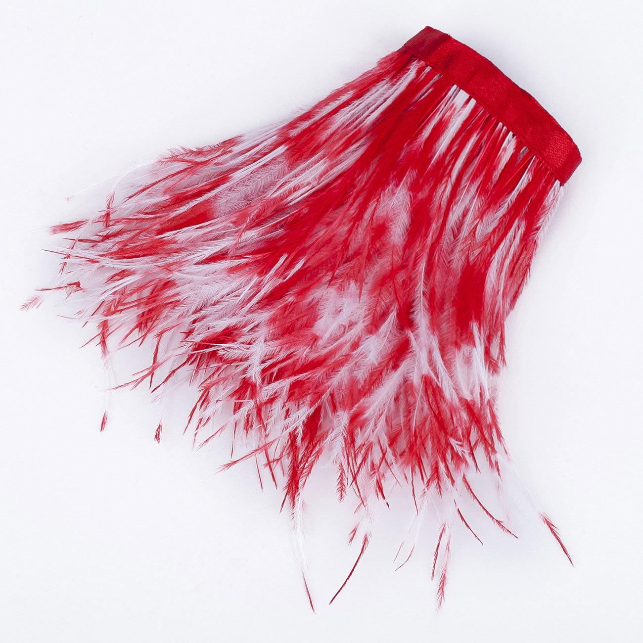 Neotrim Real Ostrich Feather Quality Satin Ribbon Trimming Fringe 9 ...