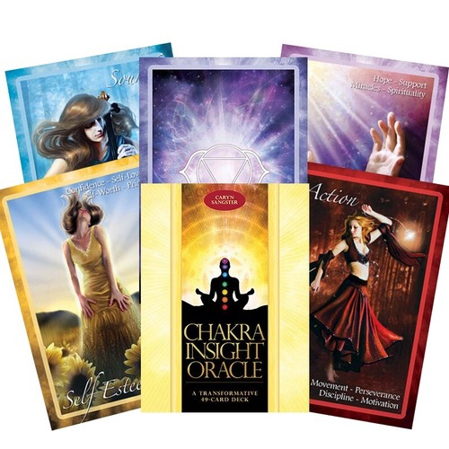 Chakra Insight Deck Cards Esoteric Fortune Telling Blue Angel CIO49 ...