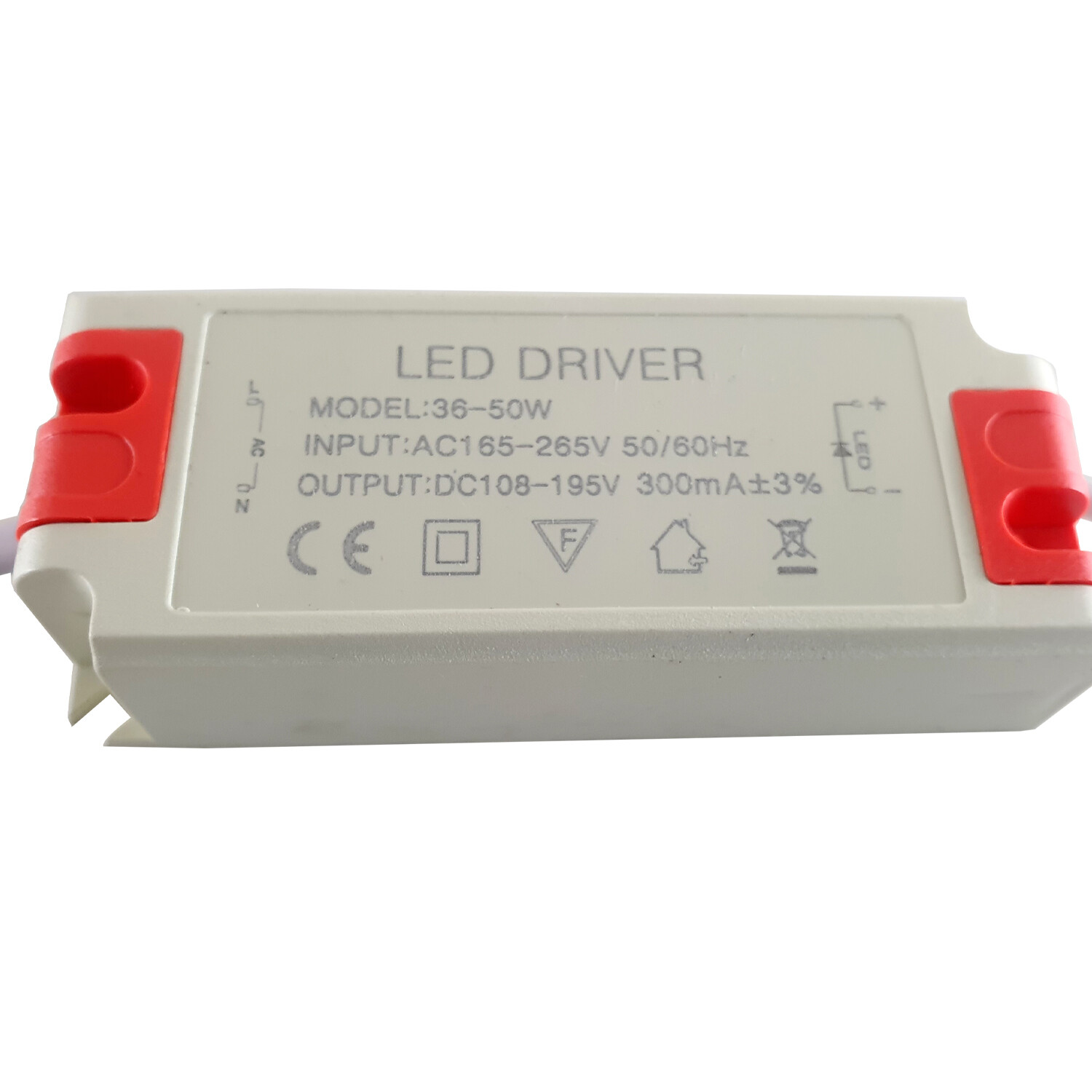 LED Driver Power Supply Transformer AC 165- 265V - DC108- 195V 300mA ...