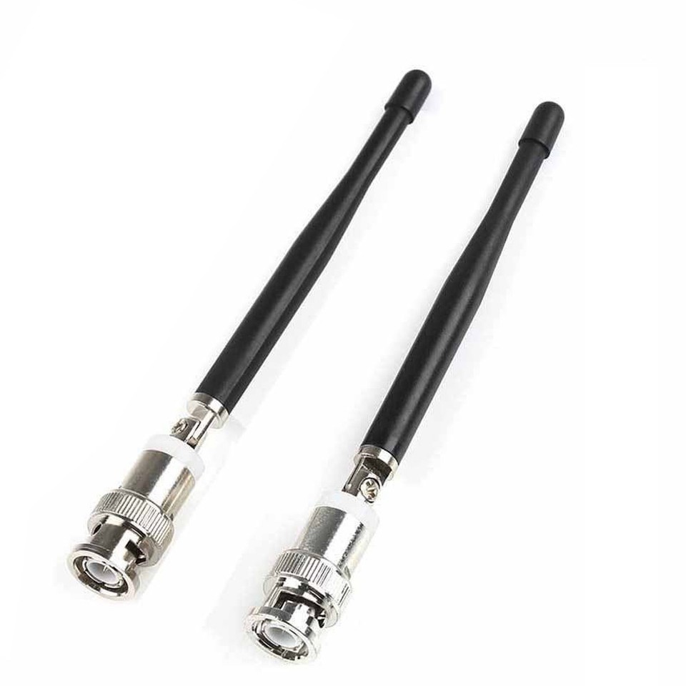 2 X BNC 1/4 Wave Mic Antenna For SHURE SLX UC Wireless Microphone 600 ...