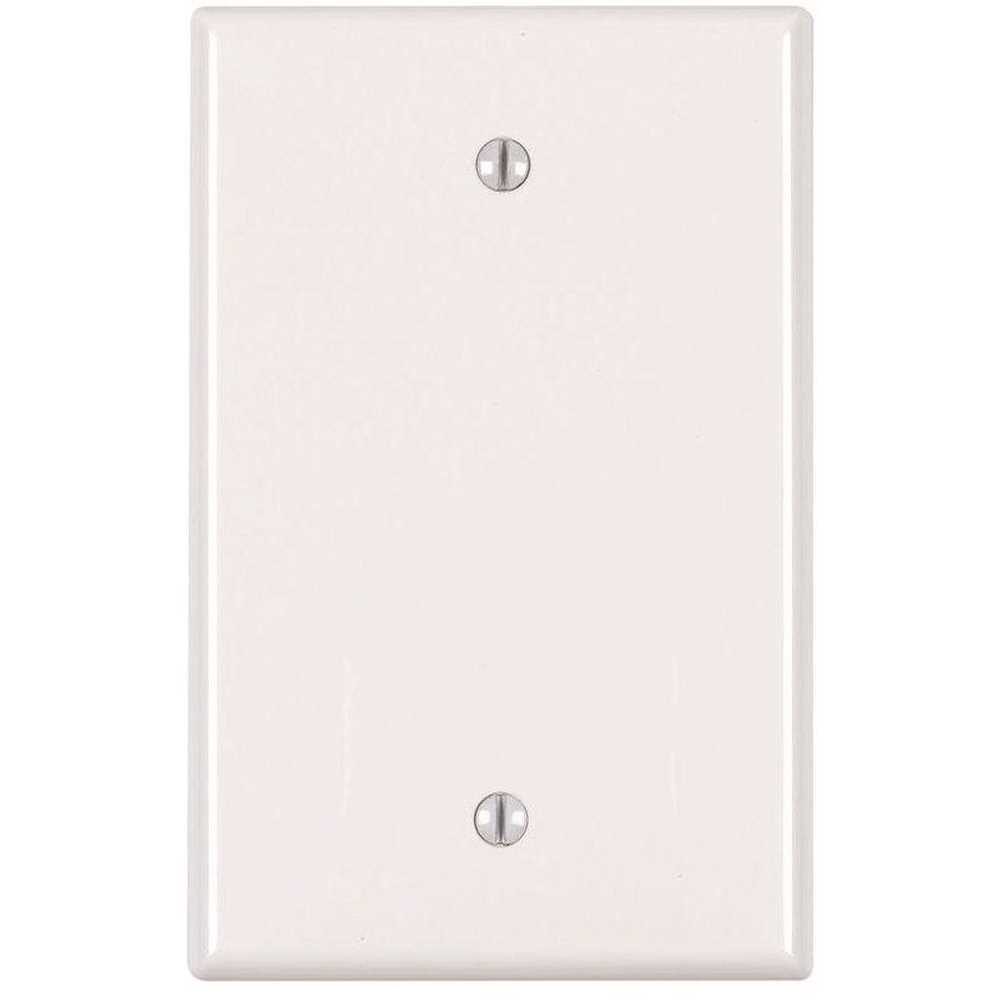 Leviton PJ13-W 1-Gang Midway Blank Plate, White | eBay