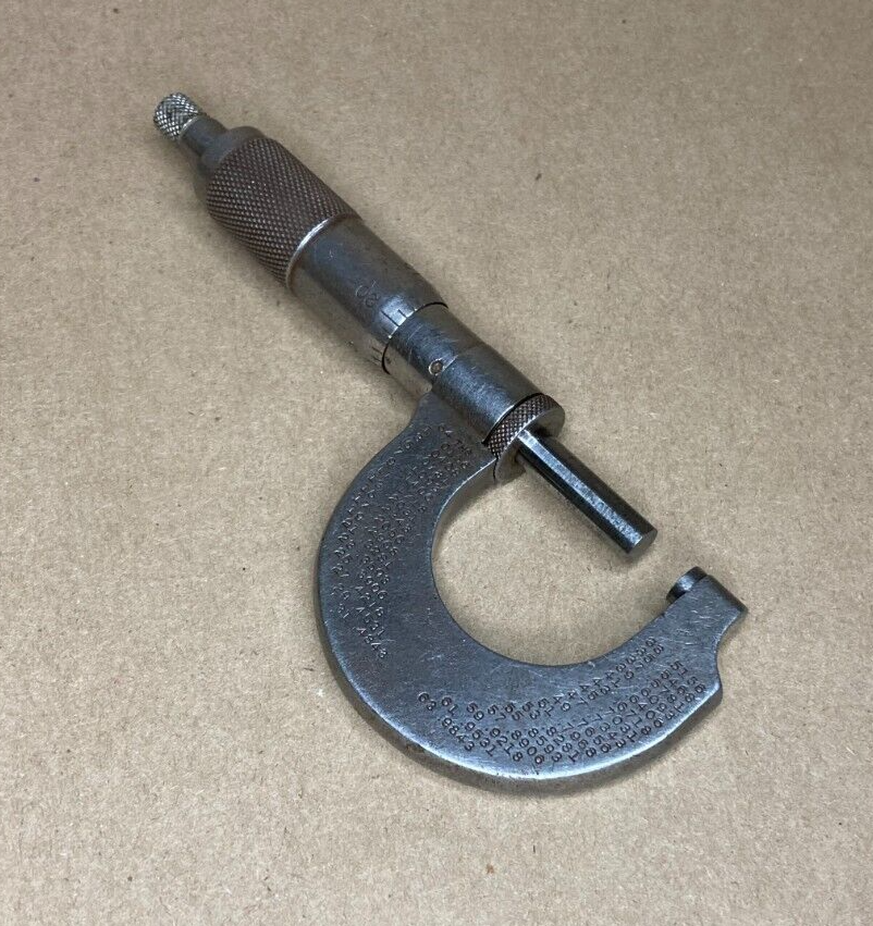 Starrett No. 230 Micrometer. 0-1". Rachet, Locking, Made in USA | eBay
