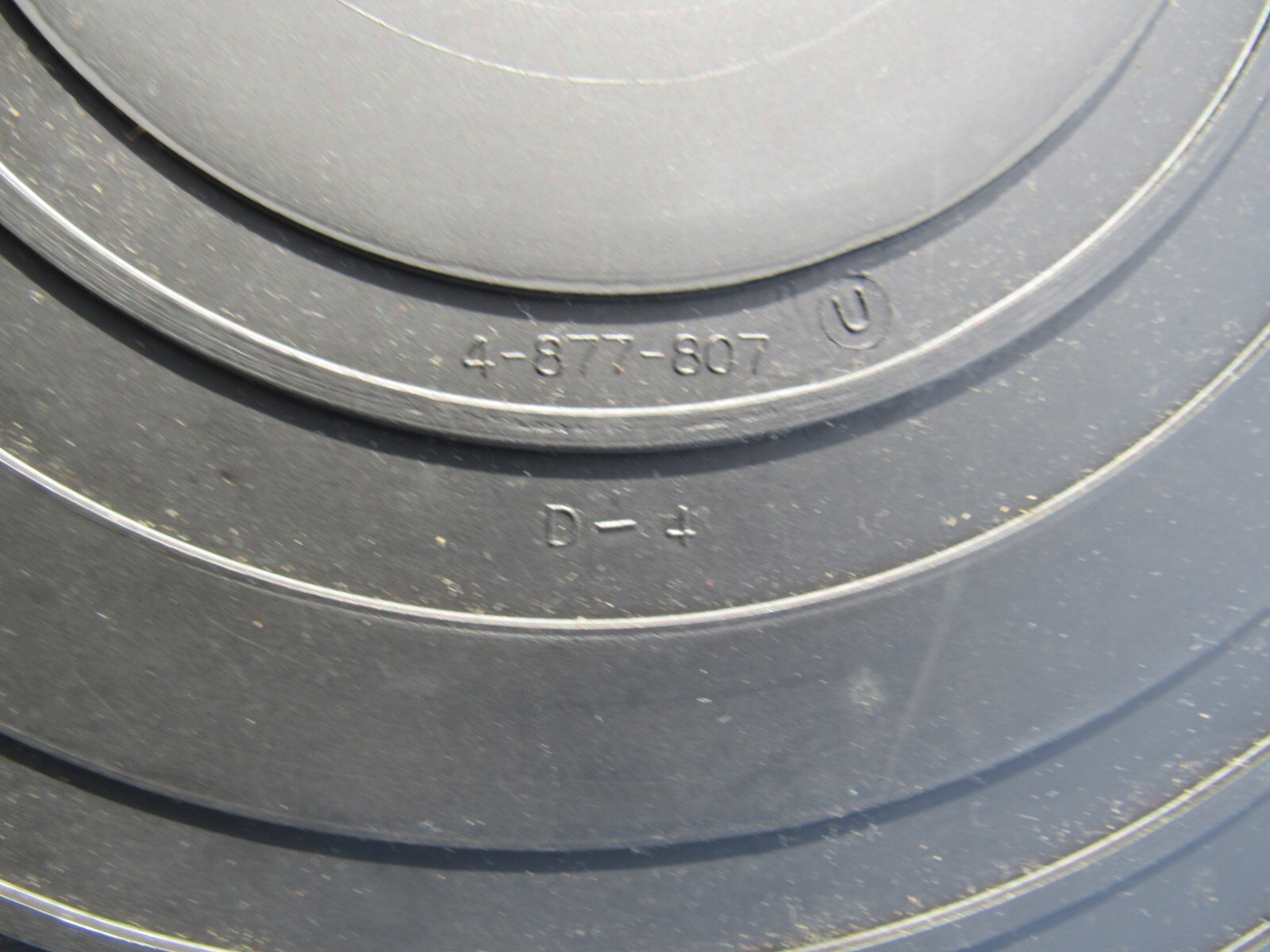 Sony PS-LX22 Turntable Rubber Platter Mat Very Good Condition Vintage ...