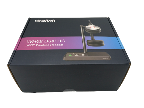 New Sealed Yealink Wireless Dual Headset WH62-DUAL-UC WHD622 WHB620 ...