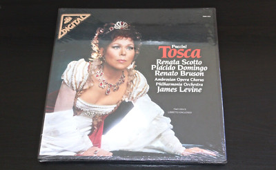 Puccini Tosca Sotto Domingo Bruson Double LP Box Set EMI Angel DSBX ...