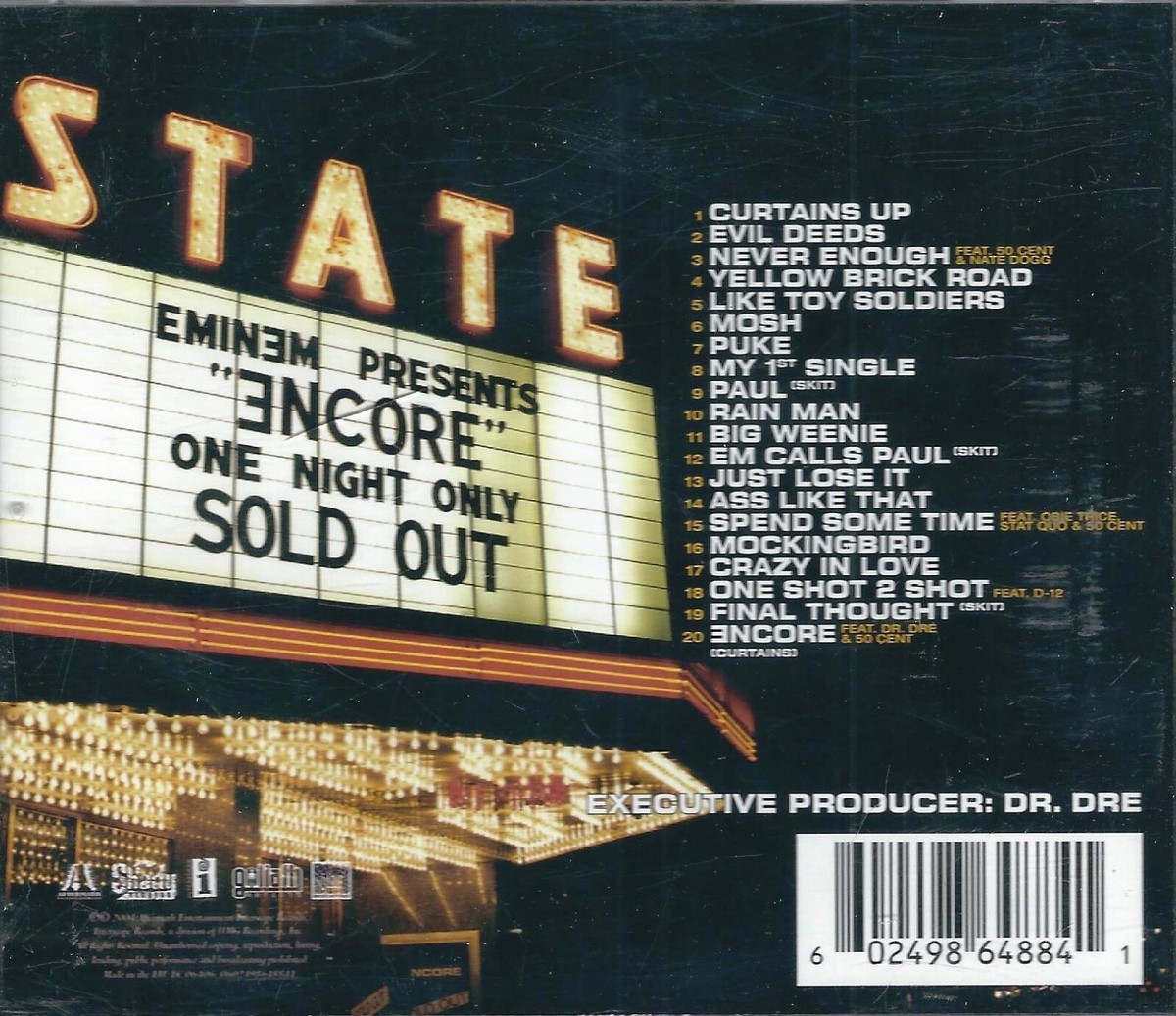 Copertina Dell'album Eminem Encore Recensione Dell'album 'Encore' Di