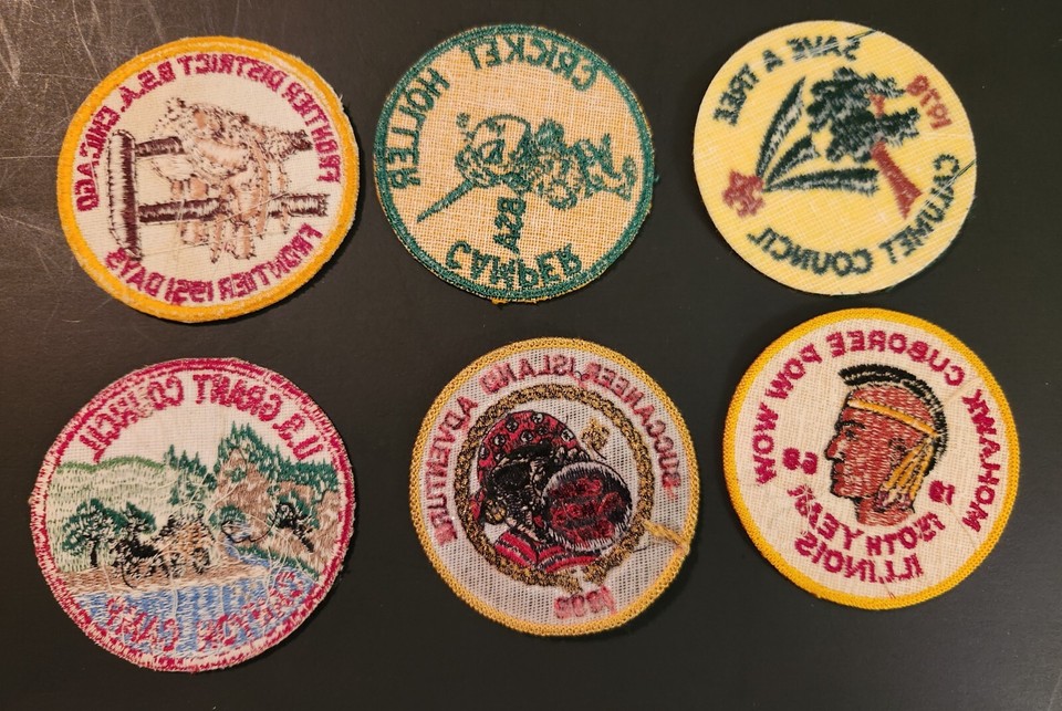 Boy Scouts / Vintage Assorted Camp and Event Patches (50's-70's) | eBay