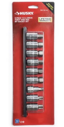 Husky 1/2 in. Drive Torx and Hex Bit Socket Set (9-Piece) | eBay