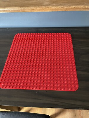 LEGO Duplo 22x22 Pegs (15”x15”) Red Base Plate Building Piece | eBay