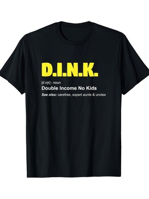 Men's 100% Cotton T-Shirt - FUNNY DINK Definition Graphic, Casual Short ...