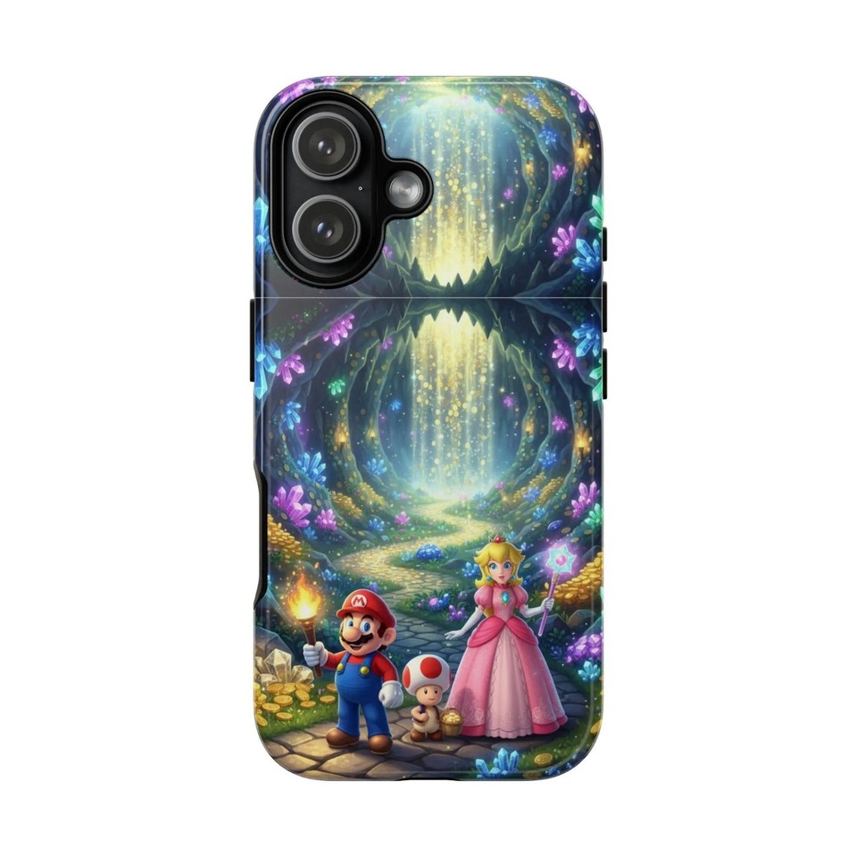 Mario & Peach Gaming Phone Case: Playful Gamer Design | eBay