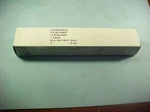 Vintage US Military Penlight Pilots Flashlight , red lens, NOS original ...