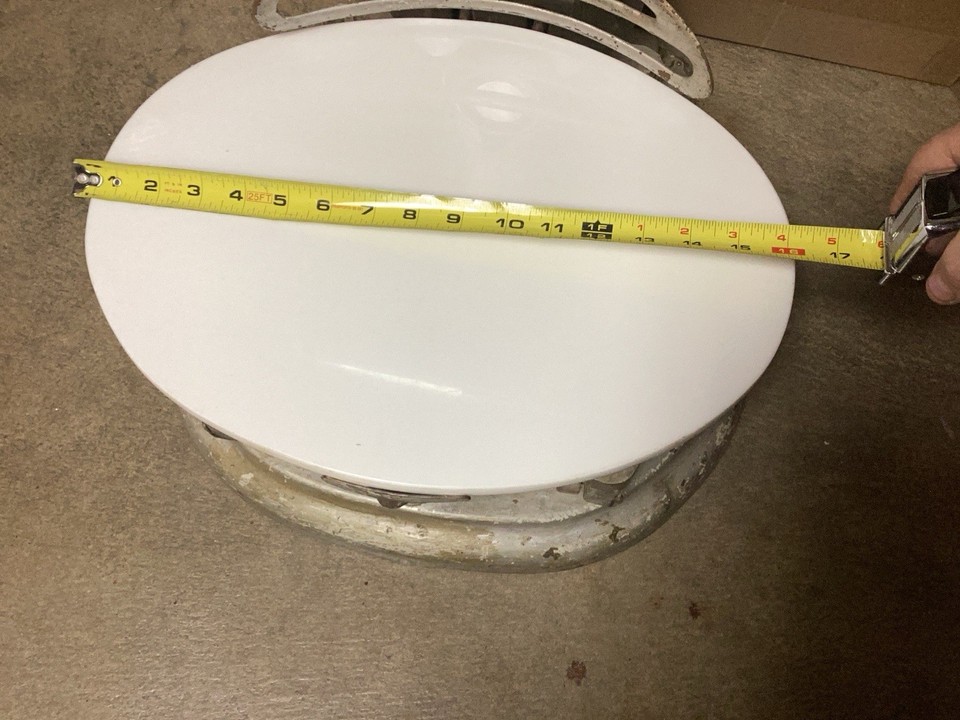 Vintage Toledo Butcher Scale Marble Top 16x12½ Oval Replacement ...