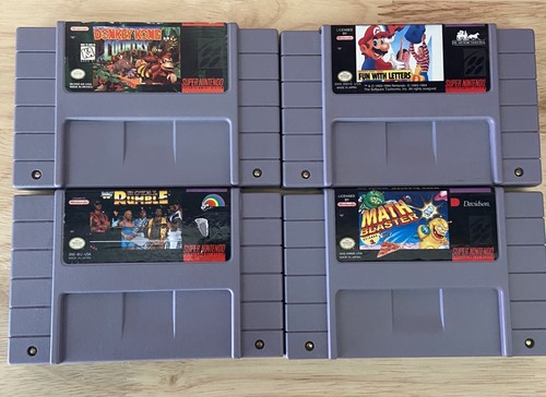 Super Nintendo SNES Bundle Lot Of 4 (Best Offer) | eBay
