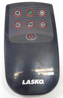 Lasko Replacement 6 Button Fan Remote Control Black Tested Working OEM ...