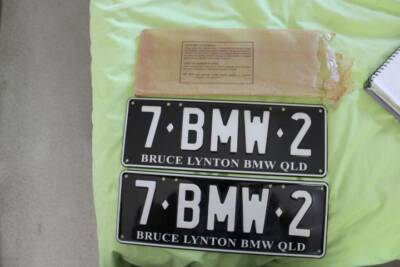 BMW Queensland personalized number plates (7-BMW-2) | eBay