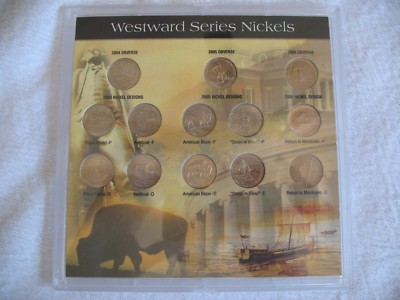Westward Series United States Nickel Lot 2004, 2005 2006 Sealed Holder ...