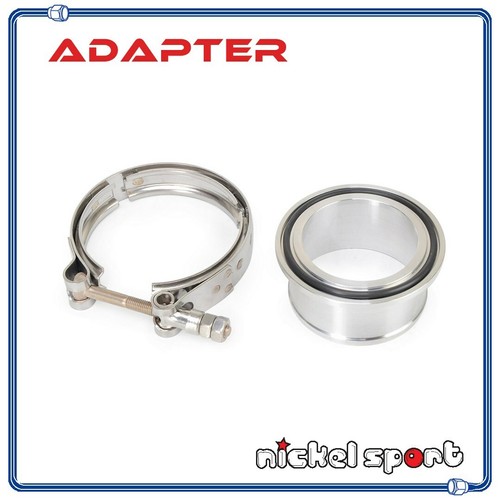 2.5" Compressor Housing Outlet V-Band Clamp Flange Adapter For Garrett ...
