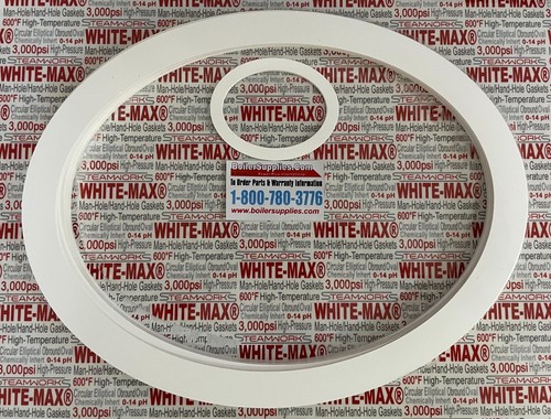 White Max "Elliptical" Boiler Gasket 3 X 4 X 1/2 (Pure PTFE, 6 Pack) | eBay