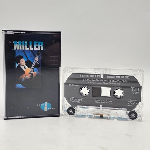 Steve Miller Born 2b Blue Cassette 1988 Capitol C4-48303 | eBay