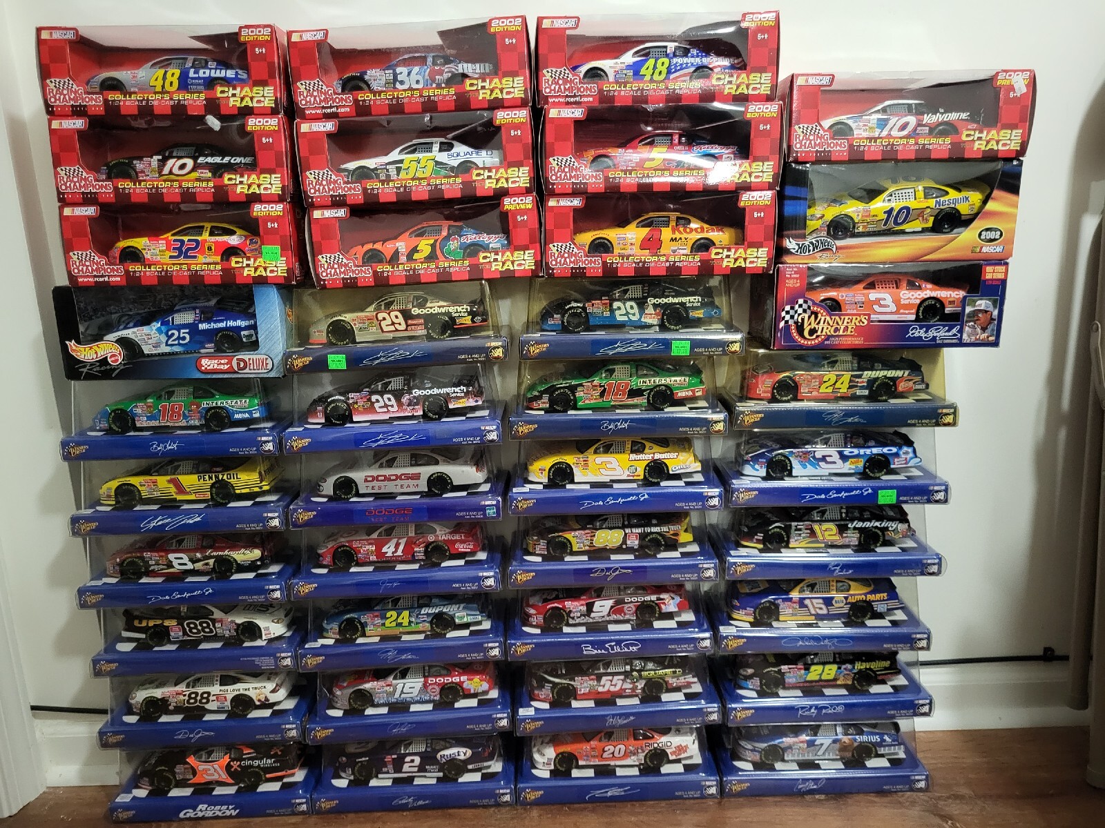 39-- 1/24 Scale Nascar Diecast Lot Winners Circle/Chase Race/Hot Wheels ...