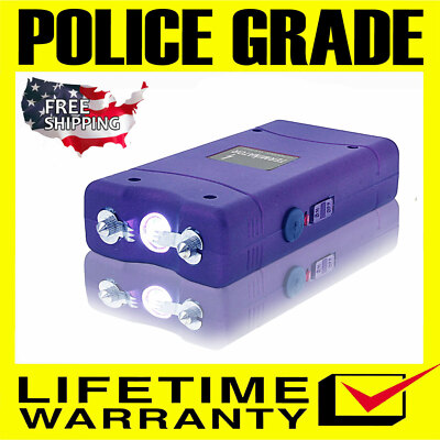 TERMINATOR STUN GUN MAX POWER MINI RECHARGEABLE POLICE FLASHLIGHT STUN ...
