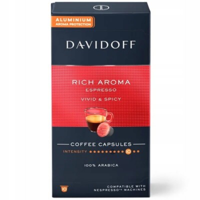 Davidoff RICH AROMA Coffee Pods Nespresso - 10 Capsules | eBay
