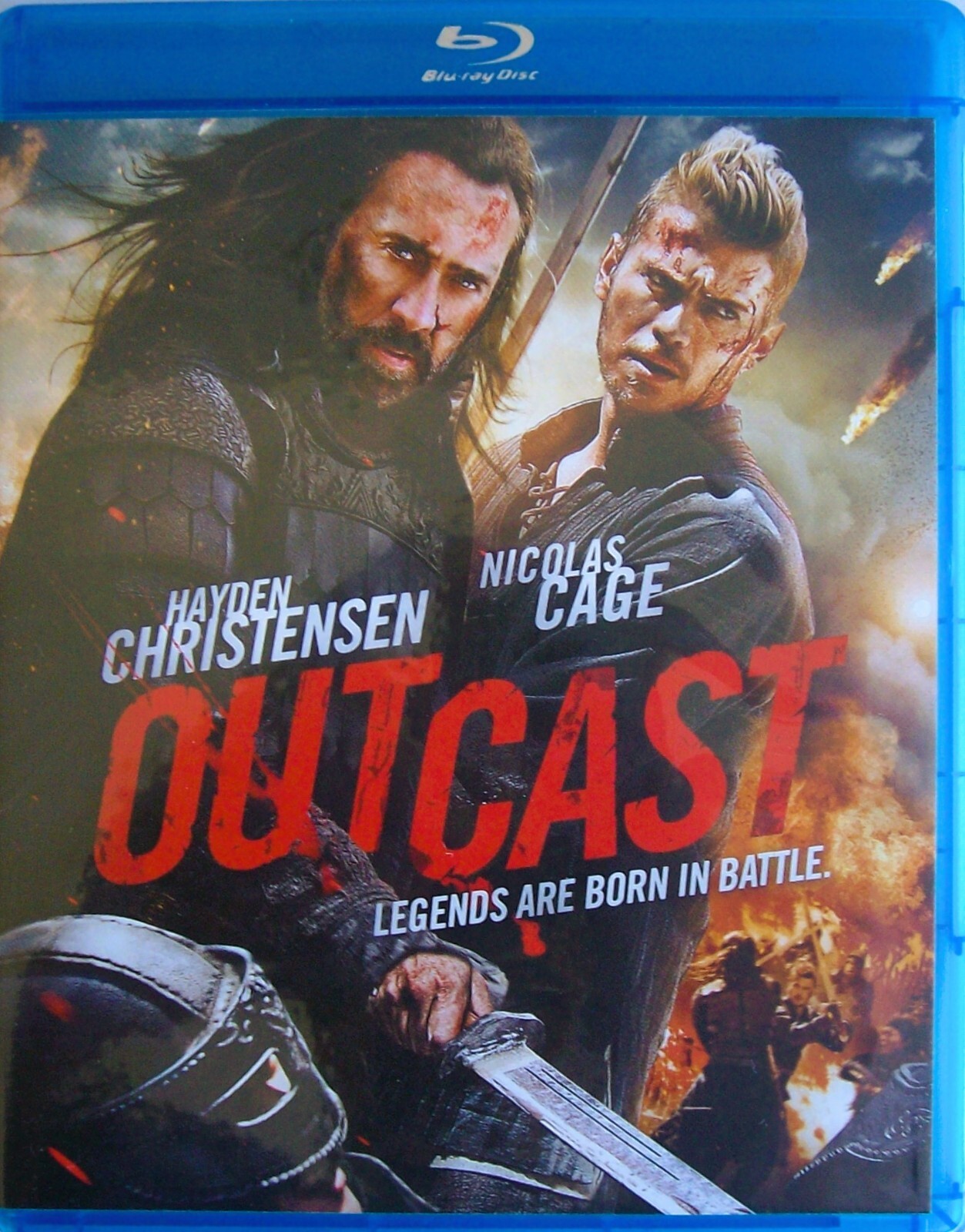 Outcast By Nick Powell: Legends Born In Battle (Blu-ray, 2015, LN) Nicolas Cage 625828640209| eBay
