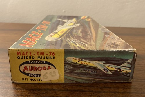 Vintage 1958 Aurora 130-79 Mace-TM-76 Guided Missile Model Plane Kit 1/ ...