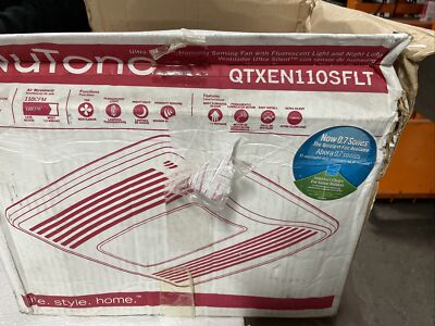 NUTONE MODEL QTXEN110SFLT FAN / FLuORESCENT LIGHT / NIGHT LIGHT | eBay