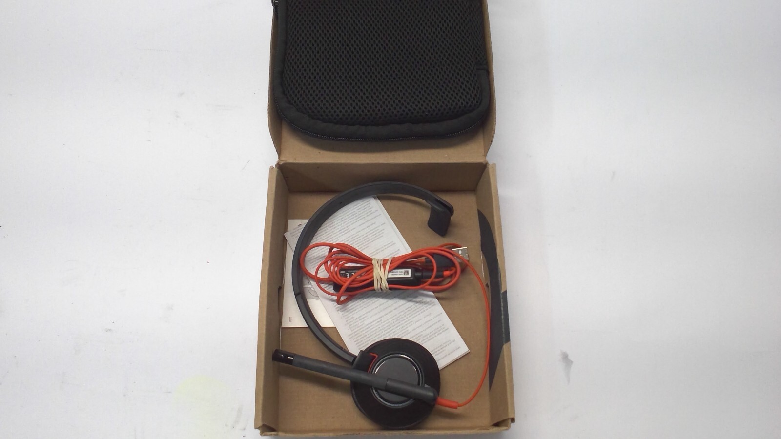 Plantronics Poly Blackwire 5210 207577-01 One Ear Headset Headphone | eBay