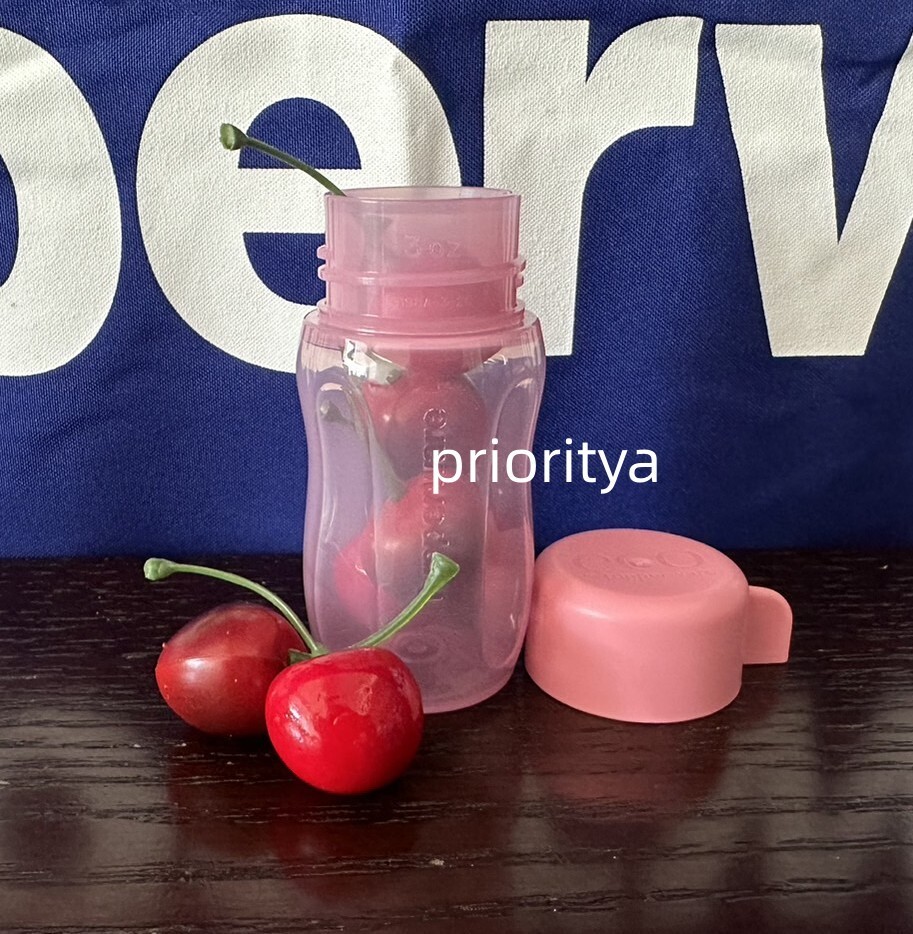 Tupperware Mini ECO Candy Snack Bottle 3oz / 90ml Light Pink New Rare ...