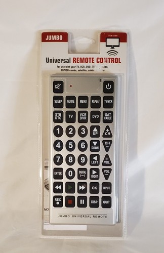 Universal Remote Control Jumbo Harbor Freight #61959 TV VCR DVD Cable ...
