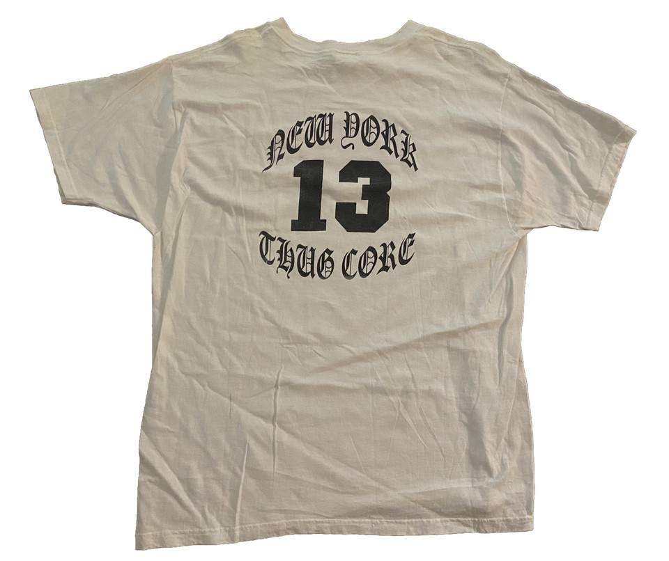 VINTAGE 90s SKARHEAD New York Thug Core Shirt NYHC Crown Of Thornz Cold ...