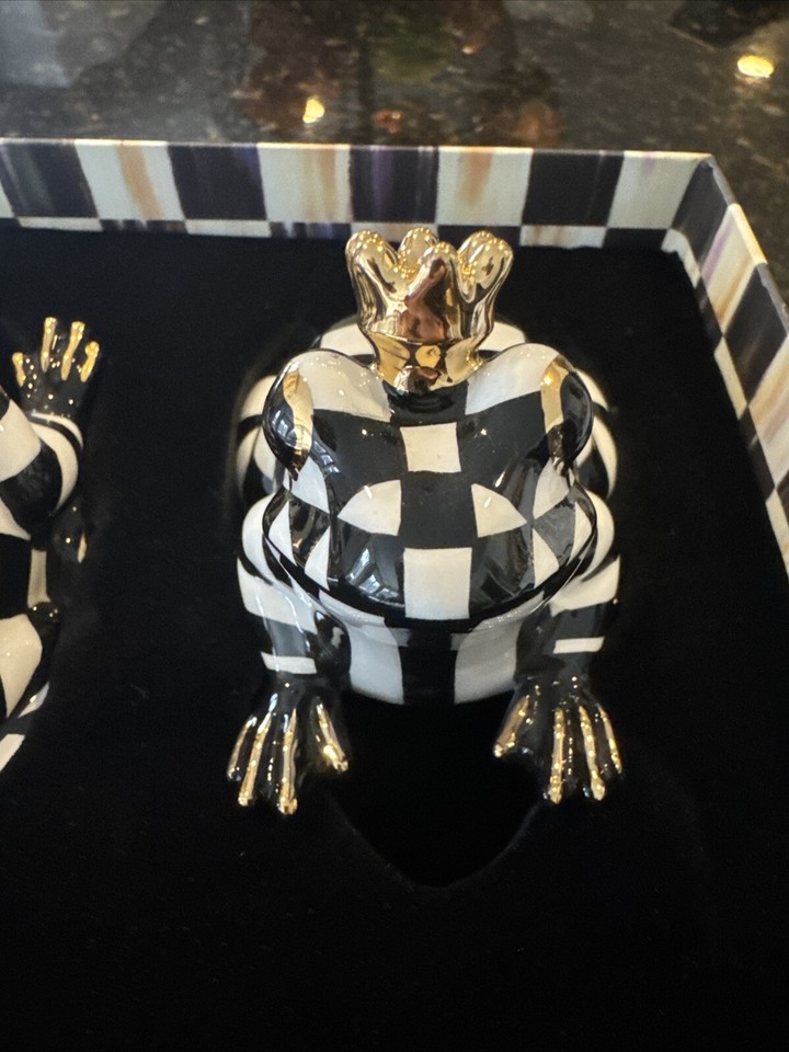 Brand New Mackenzie Childs Cosmique Frogs Salt/Pepper | eBay